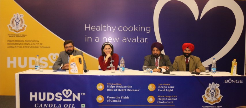 Bunge India announces the Re-launch of Hudson Canola Oil - Chandigarh ...