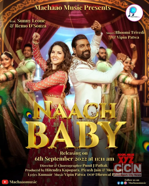 Sunny Leone&Remo Dsouza In Naach Baby, First Look Out - Chandigarh City ...
