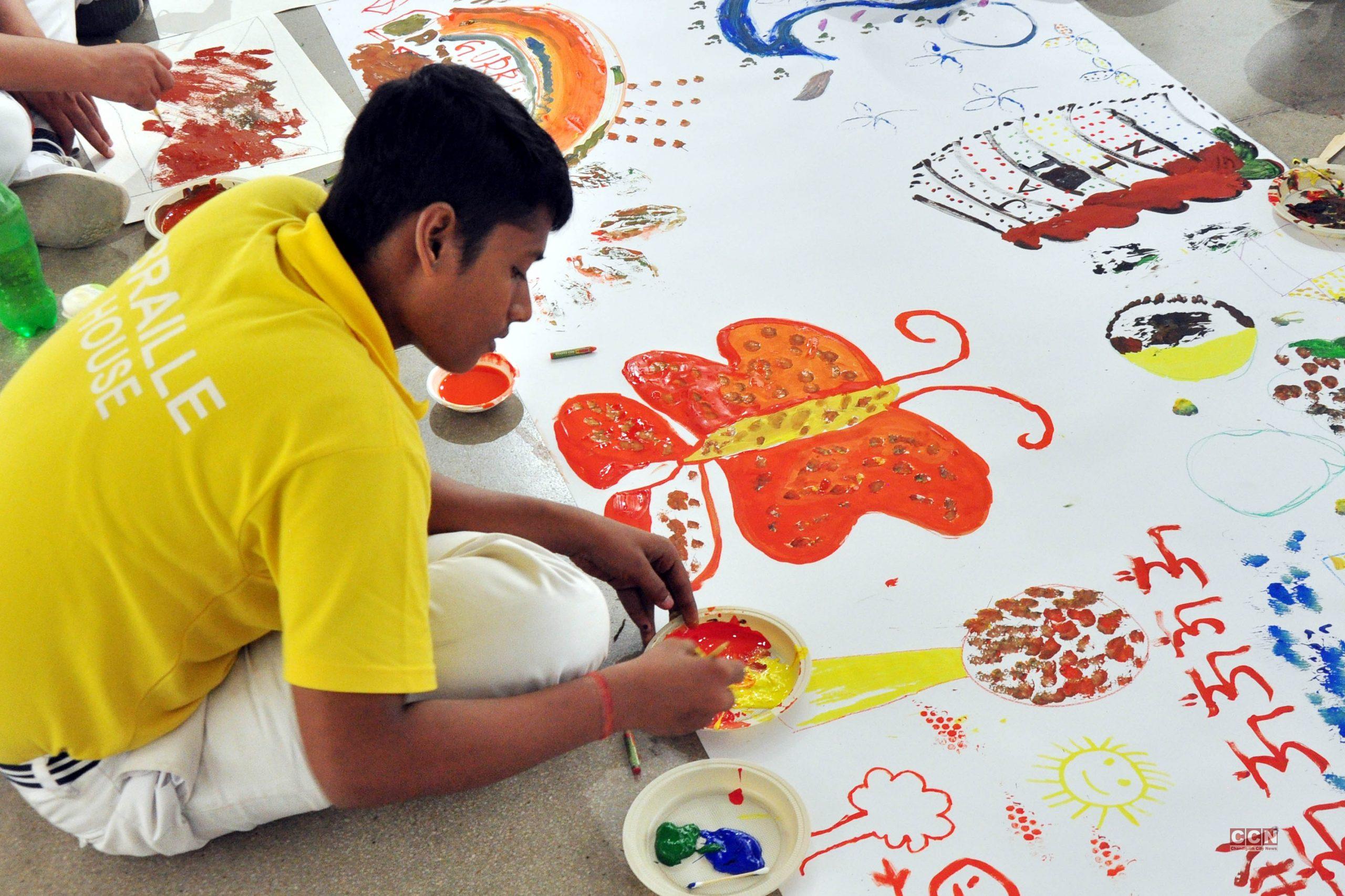 Differently-abled children take part in ‘The Art-Festival For Inclusion ...