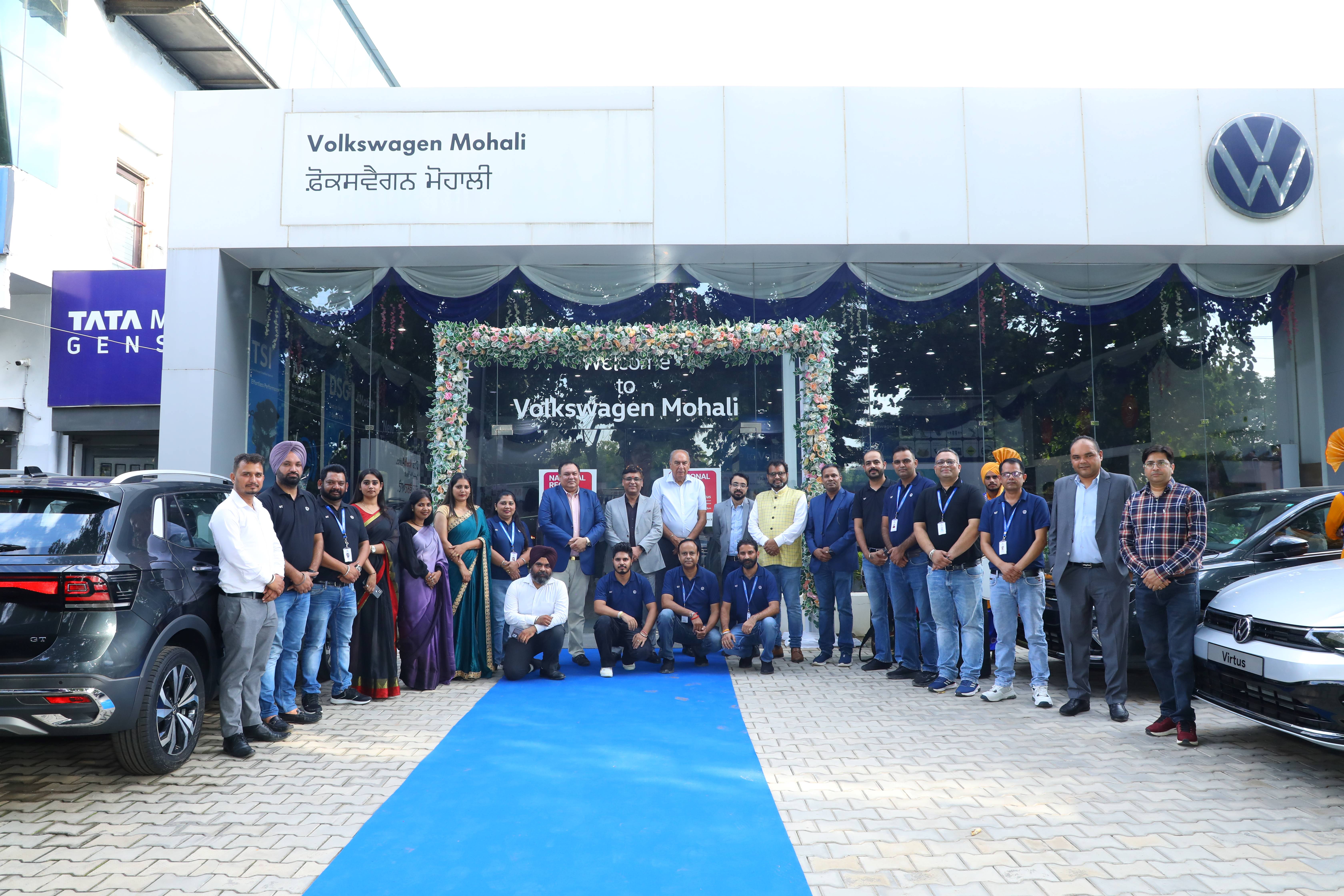 Volkswagen India introduces a new sales touchpoint in Mohali, Punjab ...