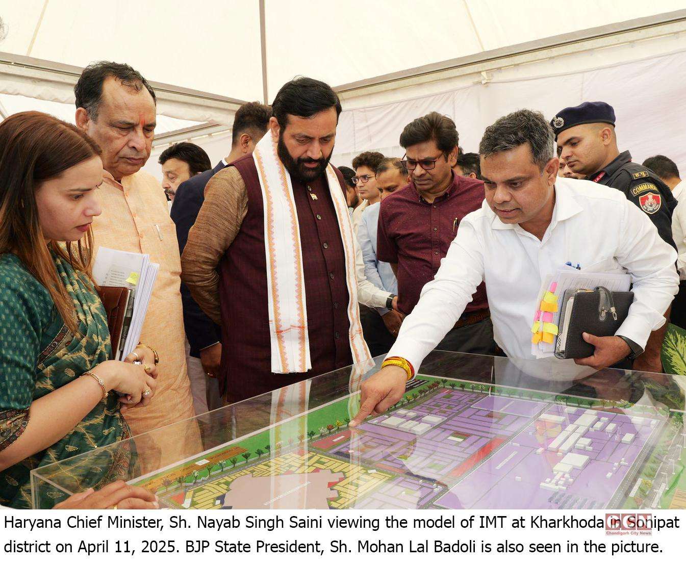 Chief Minister visited the under-construction Maruti Suzuki plant in ...