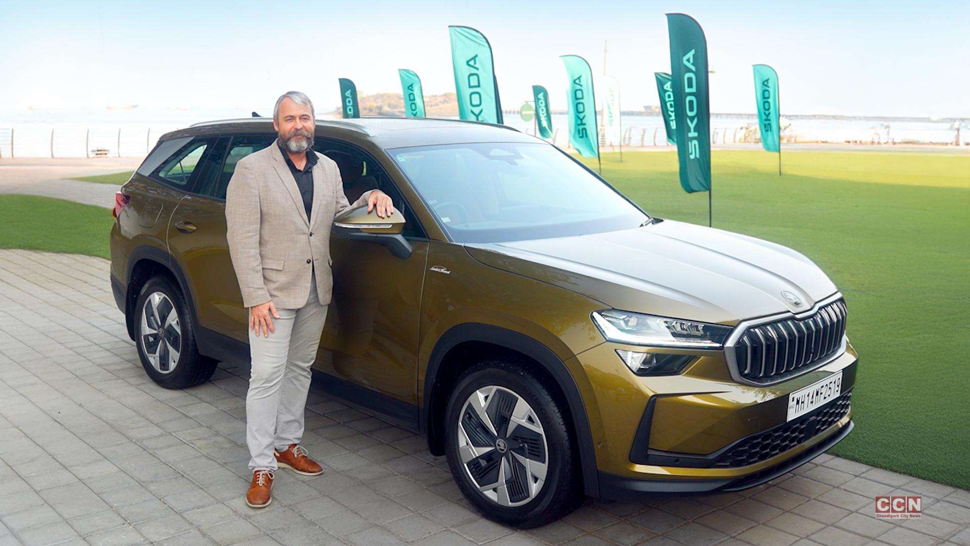 Skoda-Petr Janeba with Kodiaq NG - Chandigarh City News