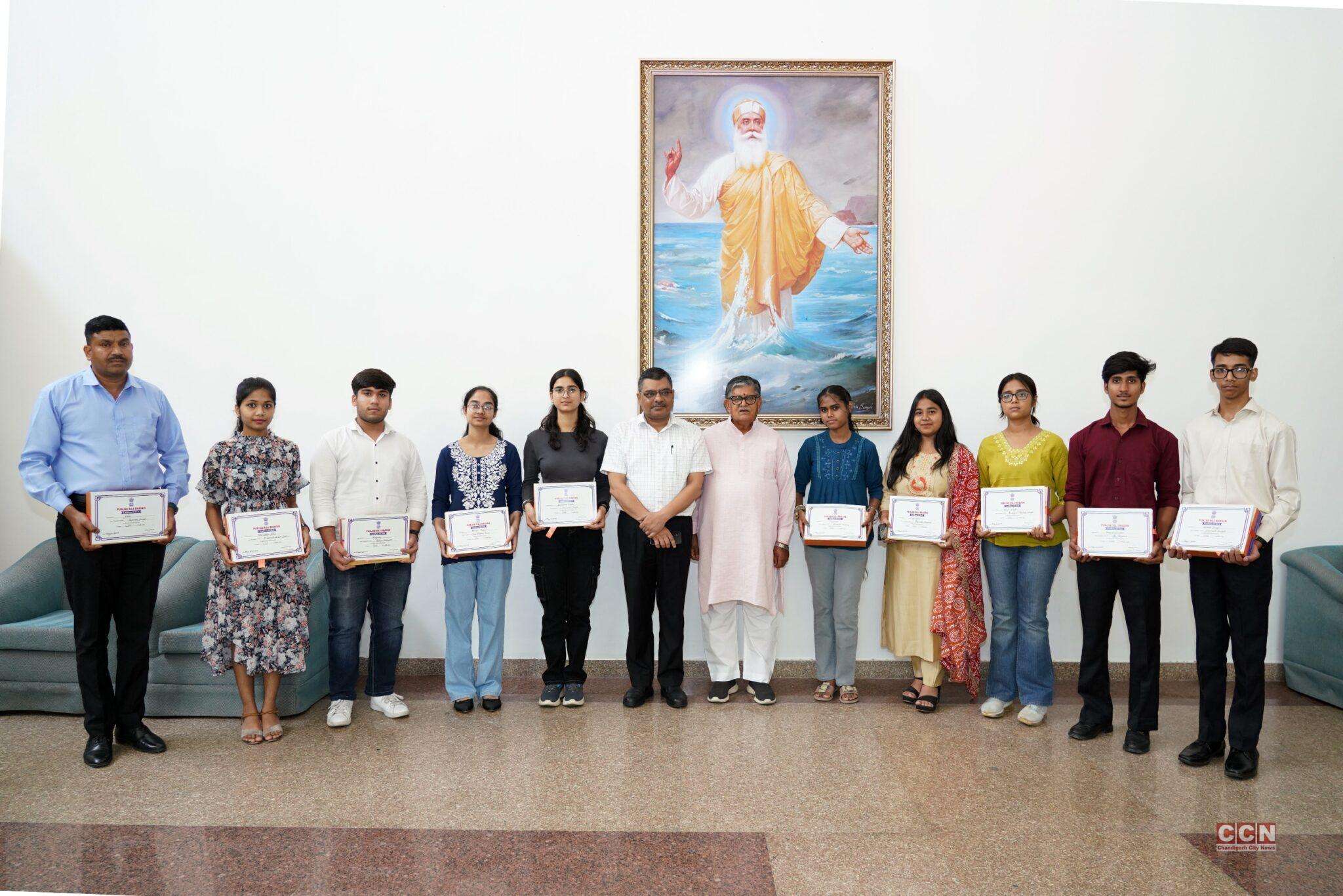 Governor Felicitates Meritorious Students of Raj Bhavan Employees with ...