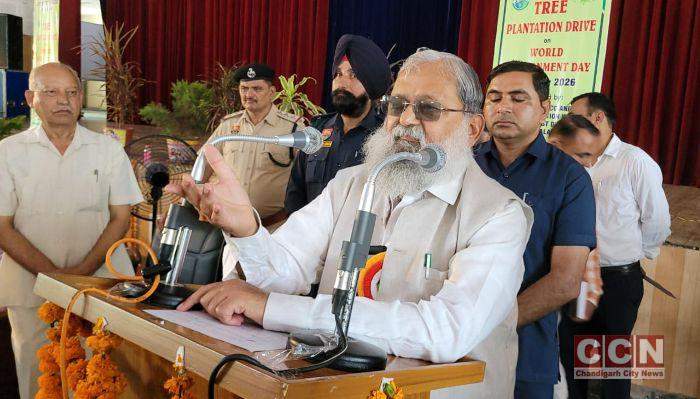 Vij Plants a Sapling at Government College on World Environment Day ...